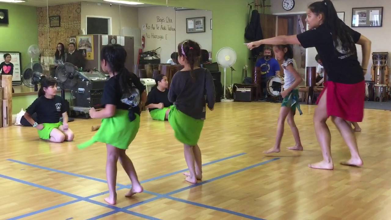 tahitian Otea dance practice - YouTube