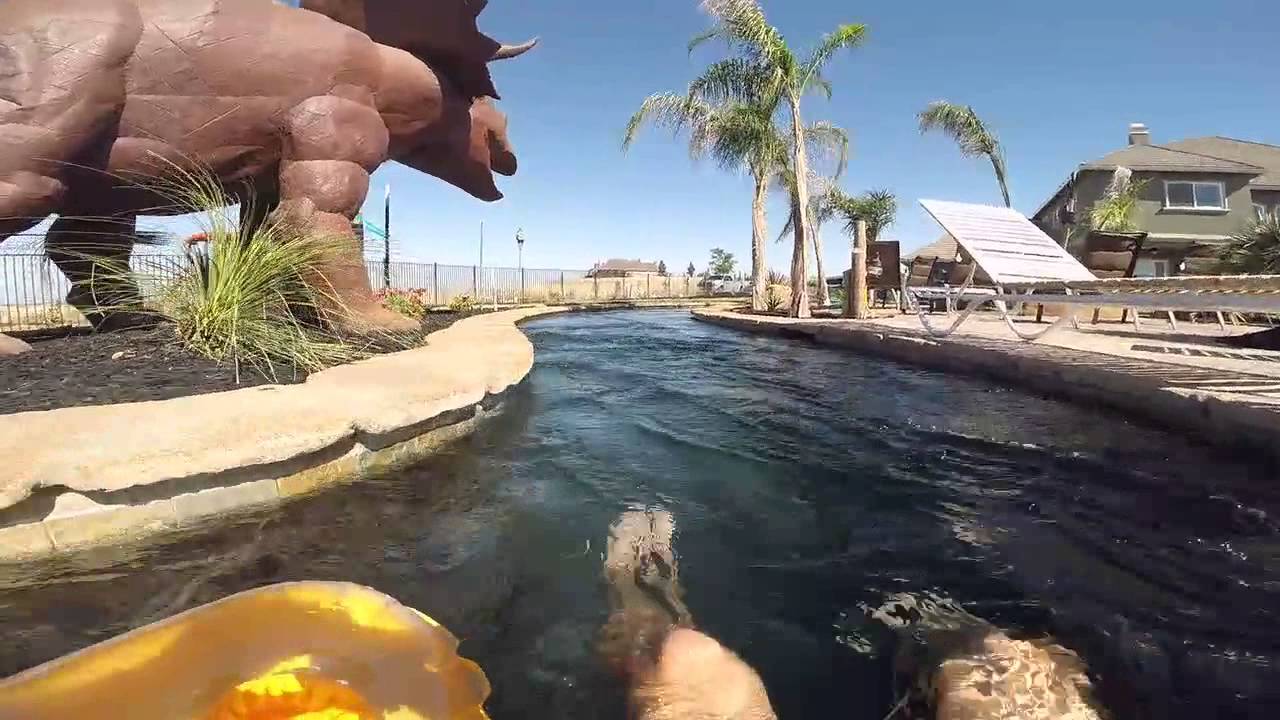 Float Along in a Riverflow Powered Lazy River - YouTube