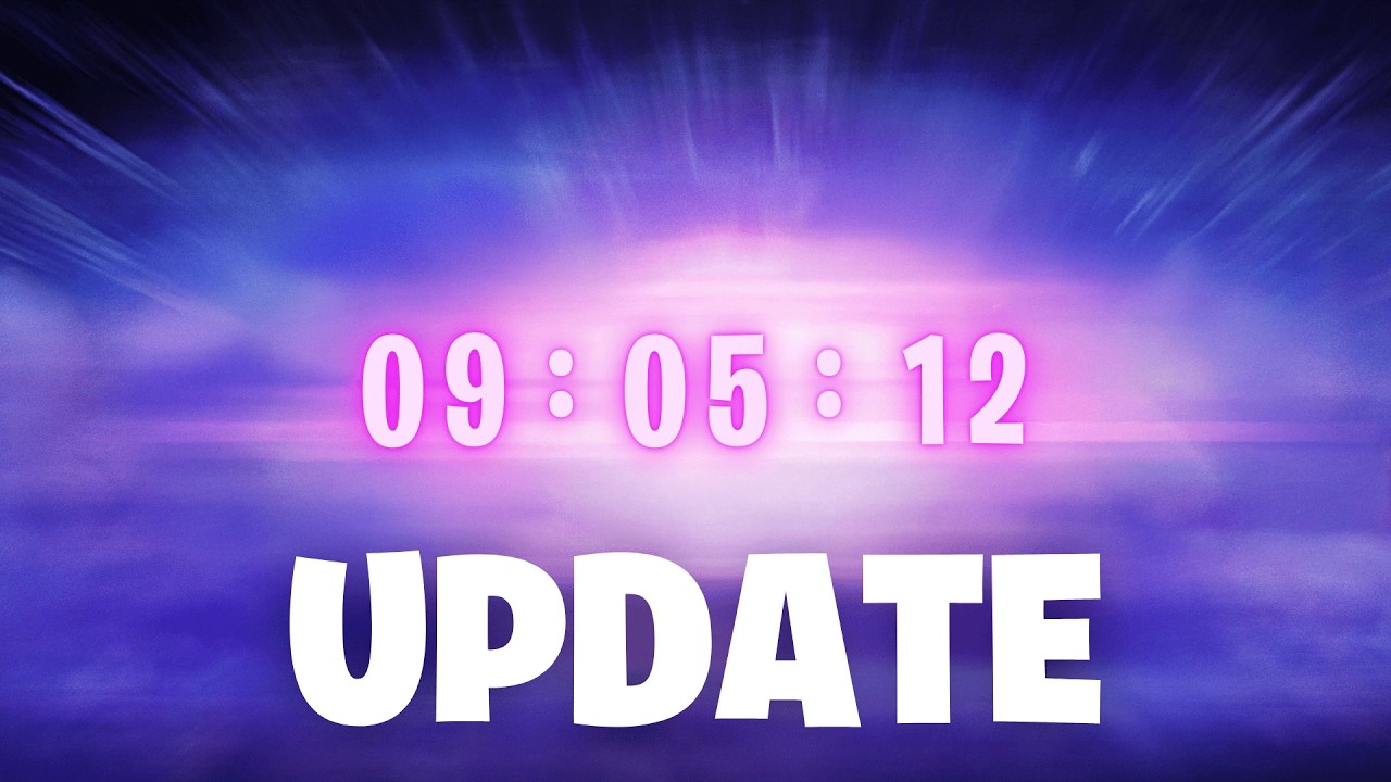 New Fortnite Countdown Update Day - YouTube