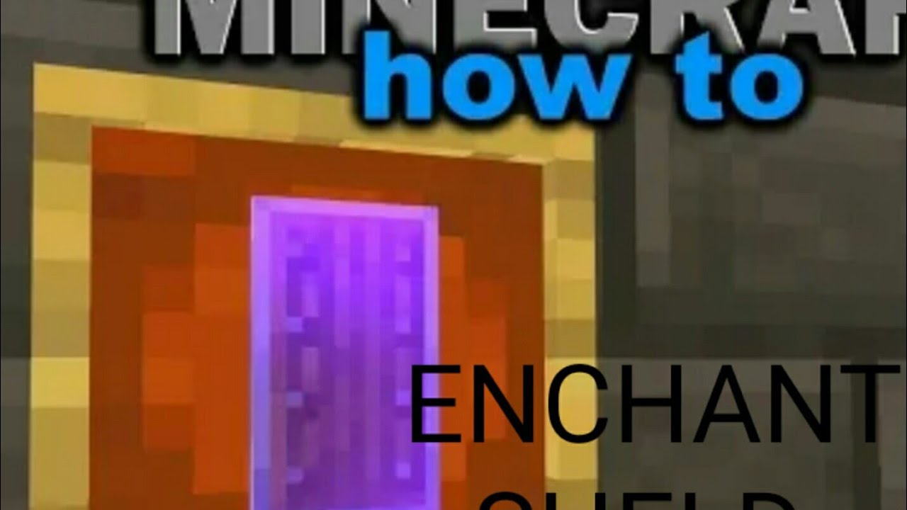HOW TO MAKE A ENCHANT SHELD IN MINECRAFT - YouTube