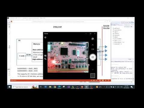 Embedded system, System on chip, Xilinx Zynq-7000 (FPGA), Memory-mapped AXI GPIO, theory. Part 3 ...