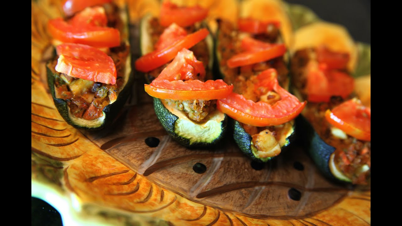 Best Stuffed Zucchini Recipe | Healthy Vegetable Starter By Joel | Food ...