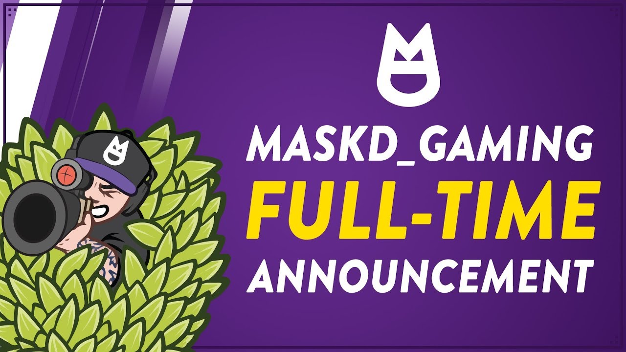 MaskD_Gaming Full-time Announcement - YouTube