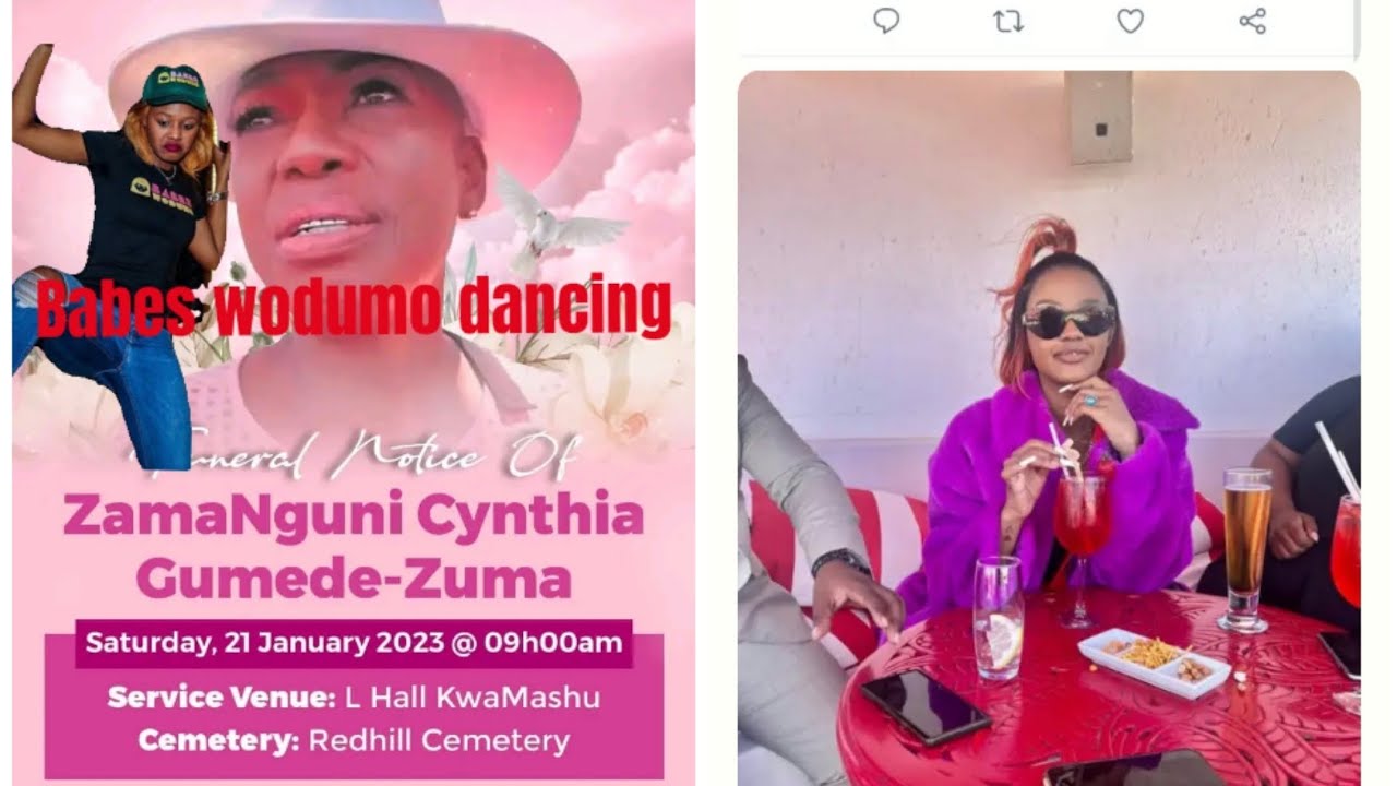 Mampintshas mom memorial service💔 - YouTube