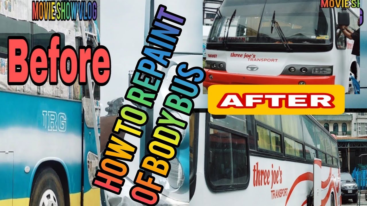 HOW TO REPAINT OF BODY BUS | VIDEO TUTORIAL#how#to#repaint # ...