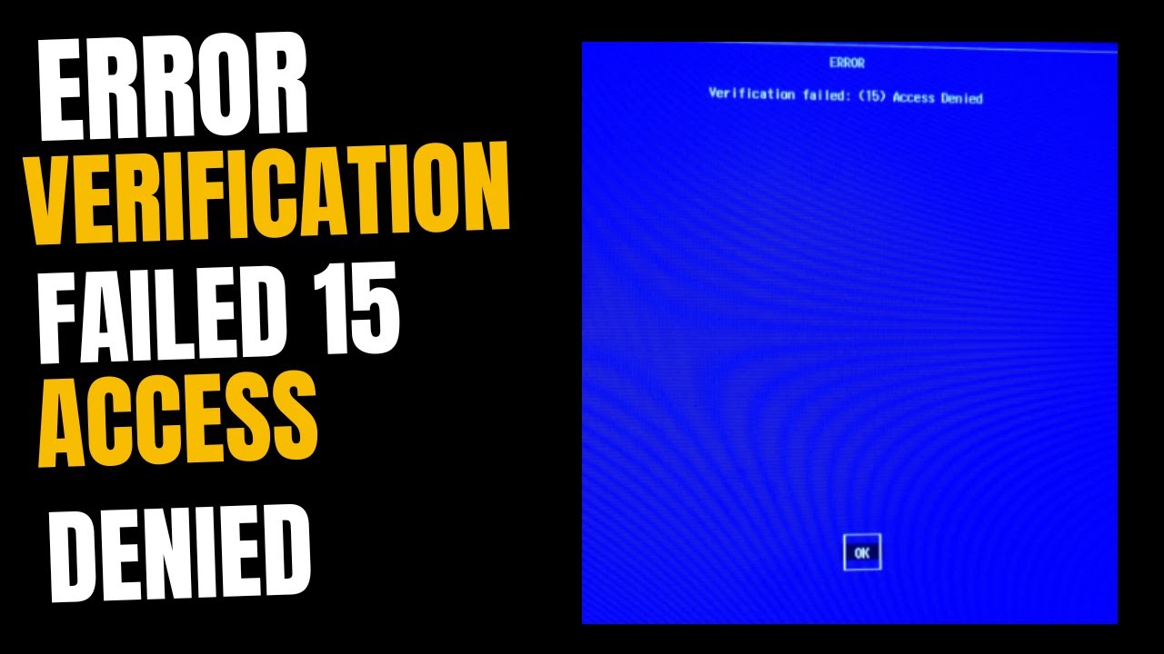 Error Verification Failed 15 Acesso Denied YouTube Error Verification Failed 15 Acesso Denied YouTube