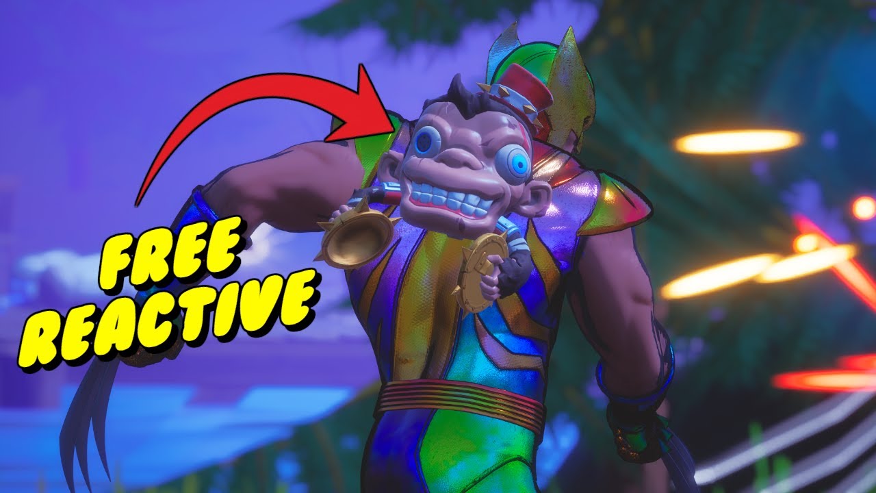 FREE REACTIVE BACKBLING in Fortnite - How is BOBO REACTIVE? Is it ...