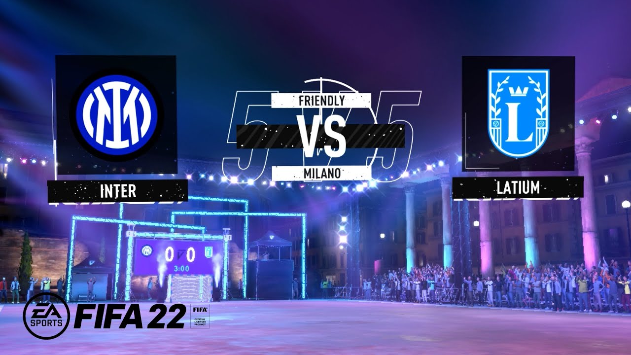 FIFA 22 INTER vs LAZIO 5v5 FUTSAL VOLTA FOOTBALL - YouTube