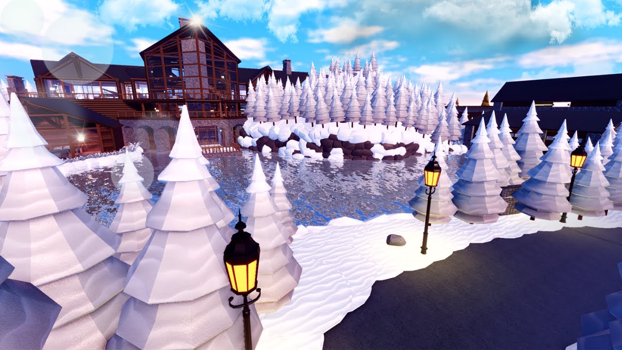 ROBLOX 🏡 ️ Mountain Winter Cabin || Best Of RoVille Home Edition With ...