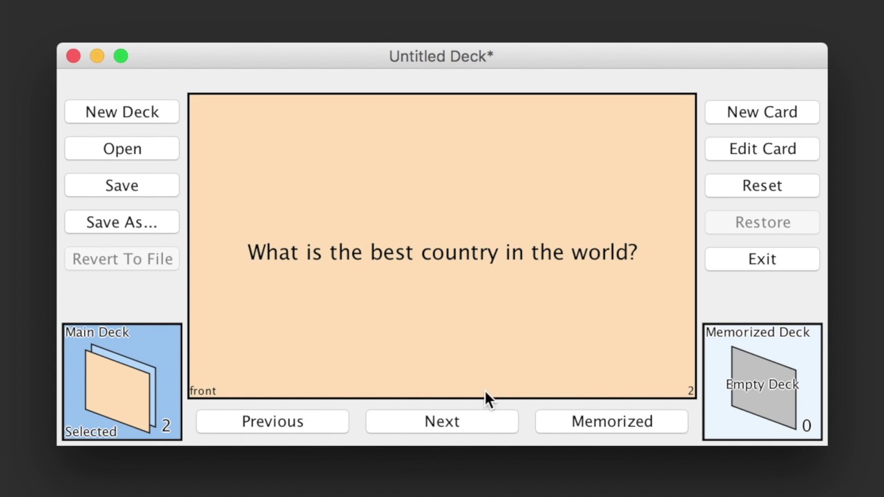 Trinh Flash Card Queue Demonstration - YouTube
