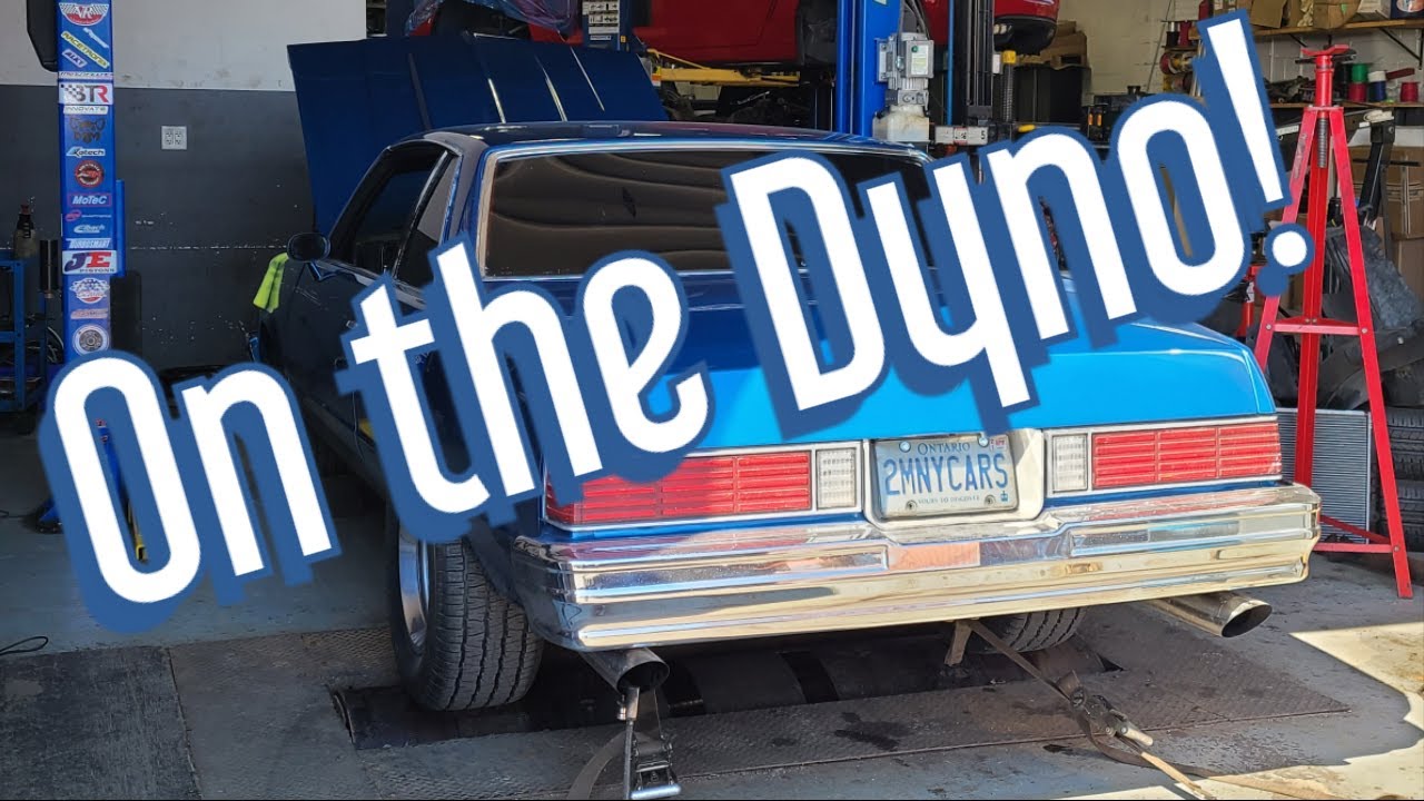 G Body LS Swap - 1981 Malibu on the Dyno for tuning! - YouTube