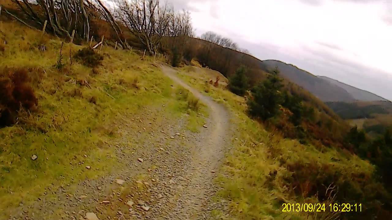 Cwmcarn Twrch Trail 24 March 14 Freeride Section - YouTube
