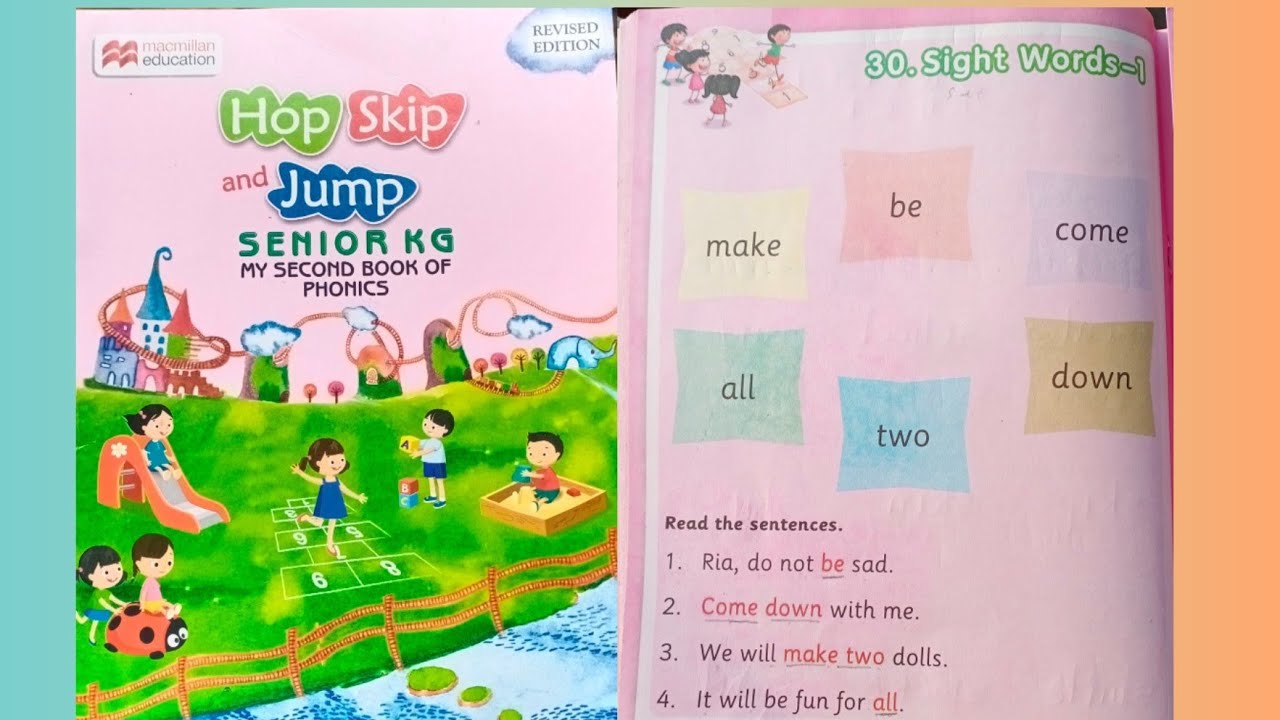Hop Skip And Jump My Second Book Of Phonics Page No. 38 - YouTube