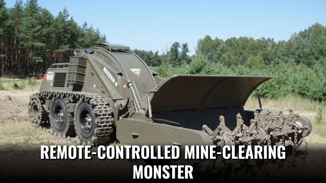 BOZENA 5: The Ultimate Remote-Controlled Mine Clearing Vehicle - YouTube