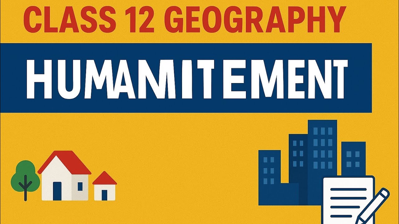 class12 geography chapter 2 human settlements Note with pdf - YouTube