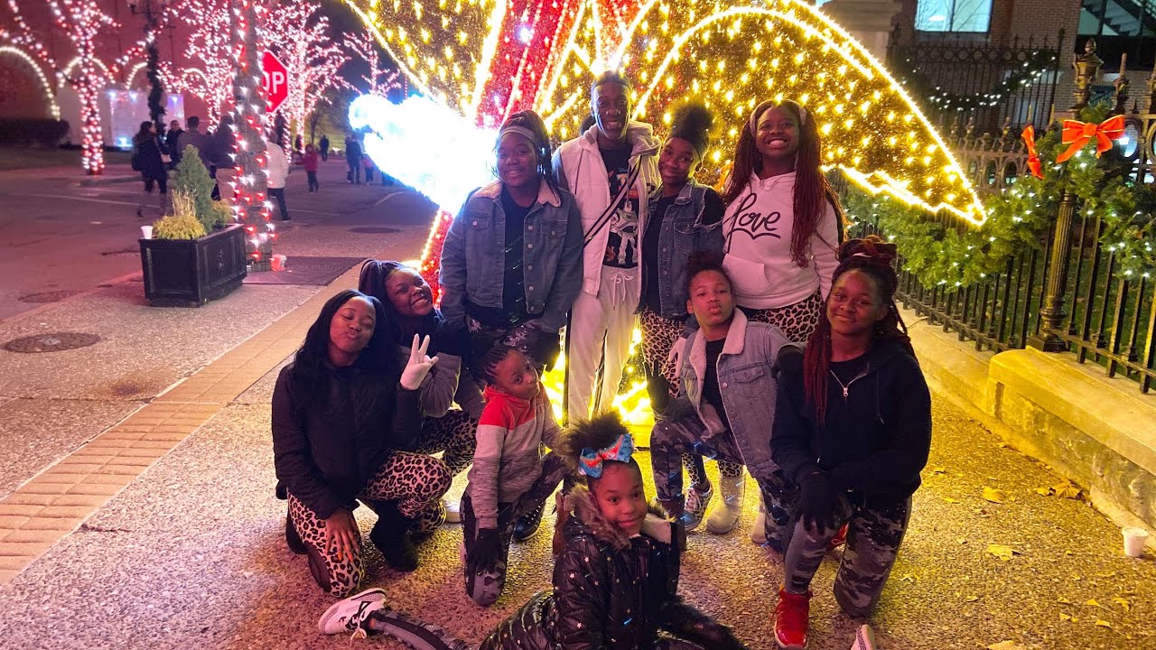 Christmas lights with Dance team - YouTube