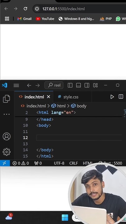 Open camera using HTML #interview #coding #javascript #html - YouTube
