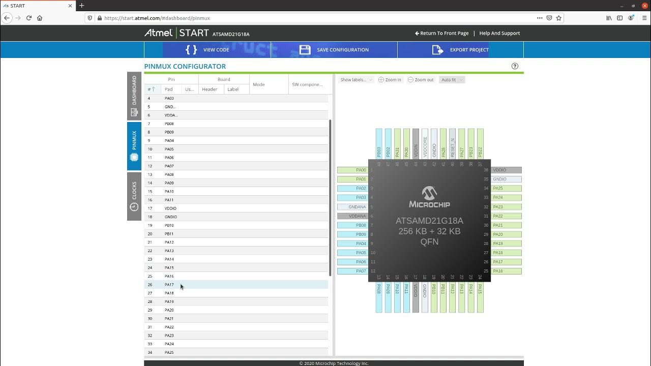 Blink Led Atmel Start SAMD21G18A (Arduino Zero) Using Vscode - YouTube