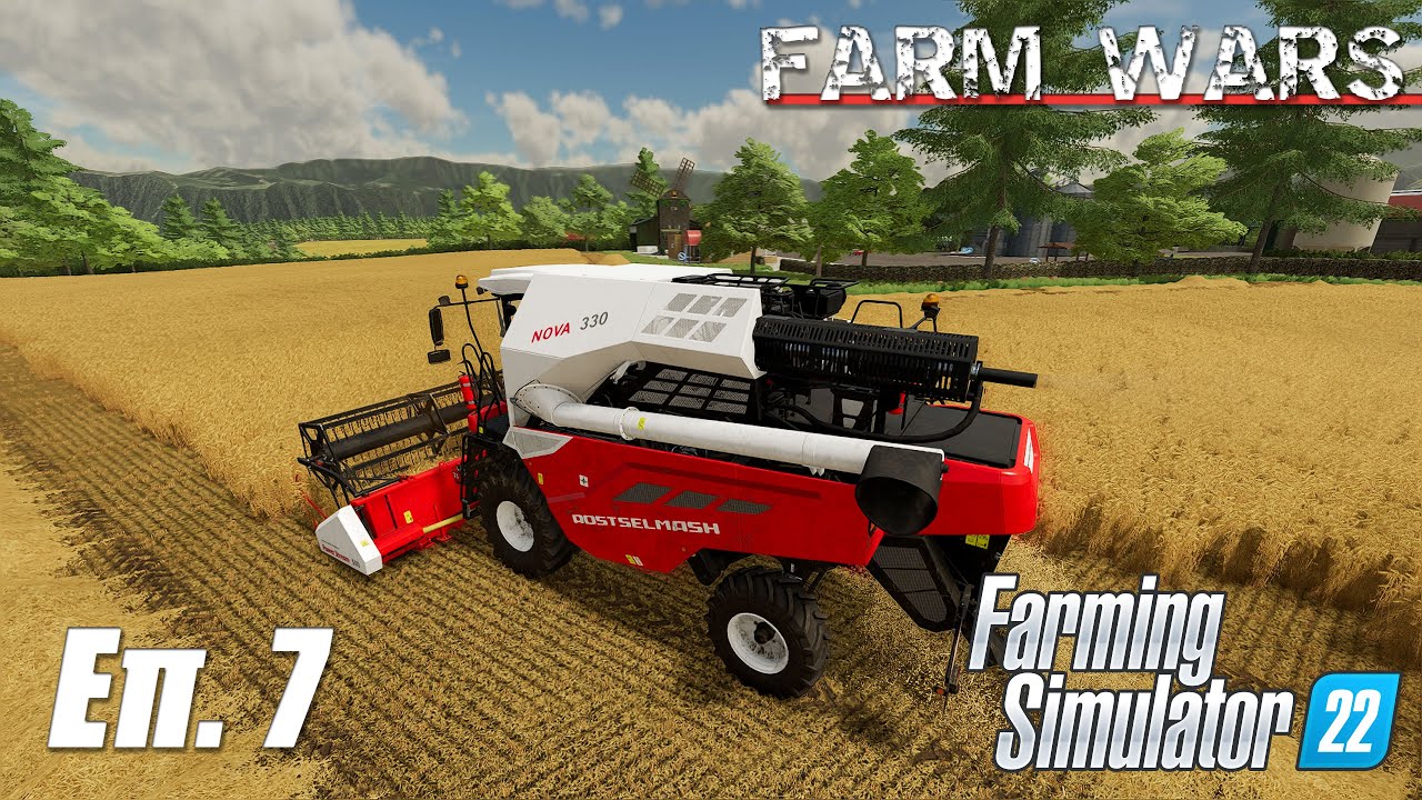Θέρισμα μες τον Χειμώνα | Farm Wars S1E7 | Farming Simulator 22 Greek ...