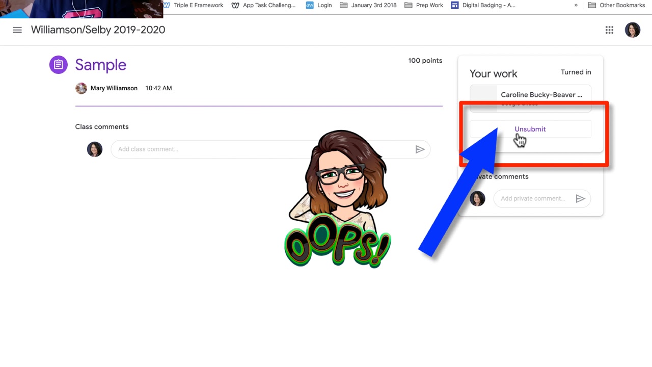 How to Turn in Assignments in Google Classroom - YouTube