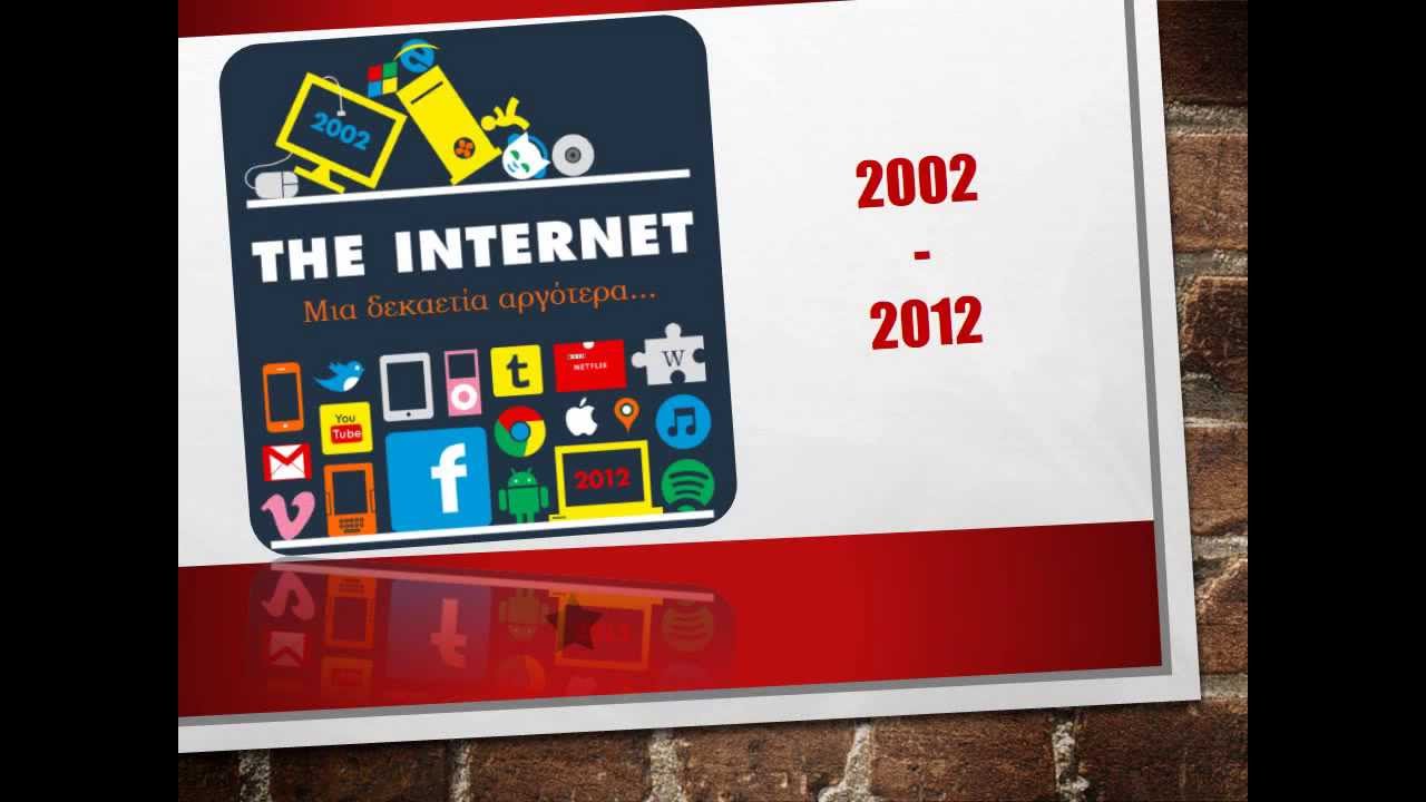 Internet 2002-2012 - YouTube