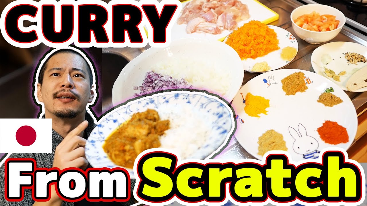 Japanese Guy Cooks Curry from Scratch/ Cooking Around the World - YouTube