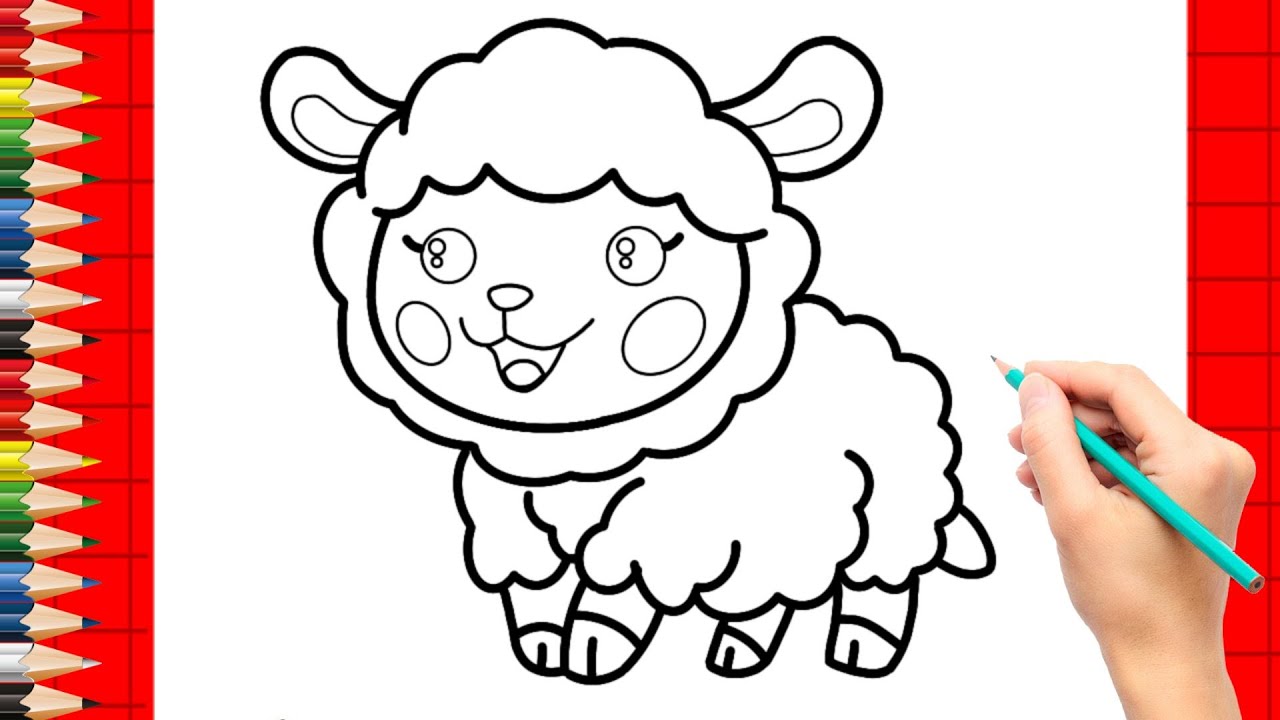 COMO DESENHAR UMA OVELHA how to draw a sheep 🎨 - YouTube