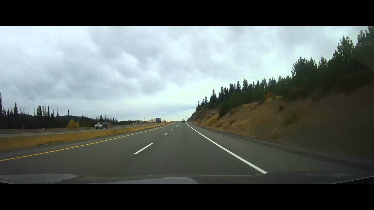 Driving on Trans-Canada Highway through the Rocky Mountains Part 6 ...