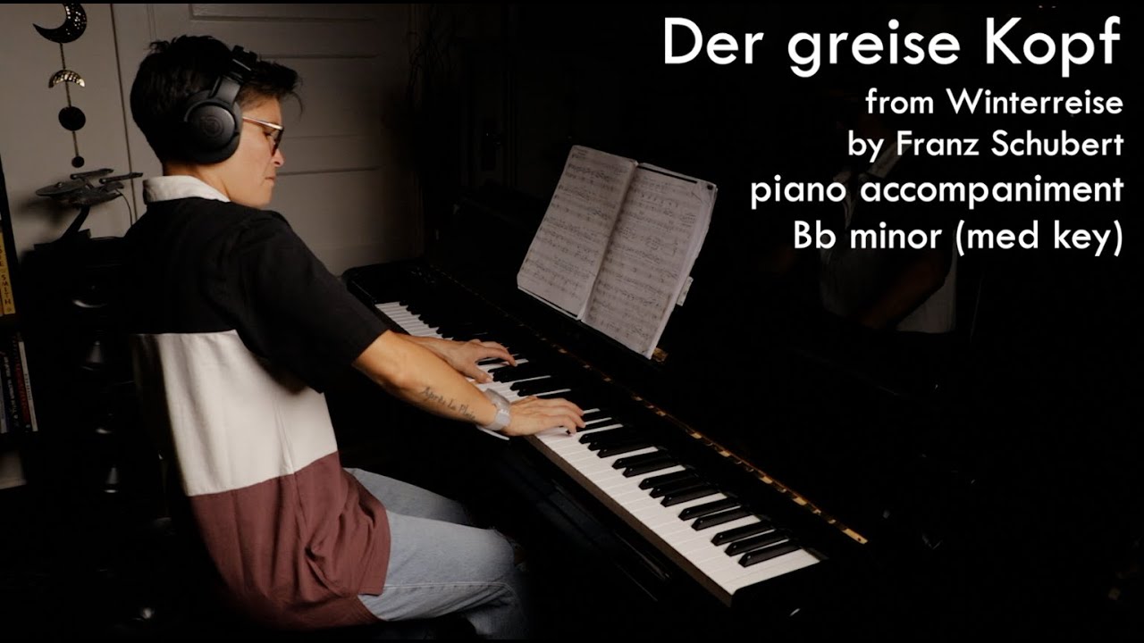 Der greise Kopf from Winterreise by Franz Schubert | PIANO ...