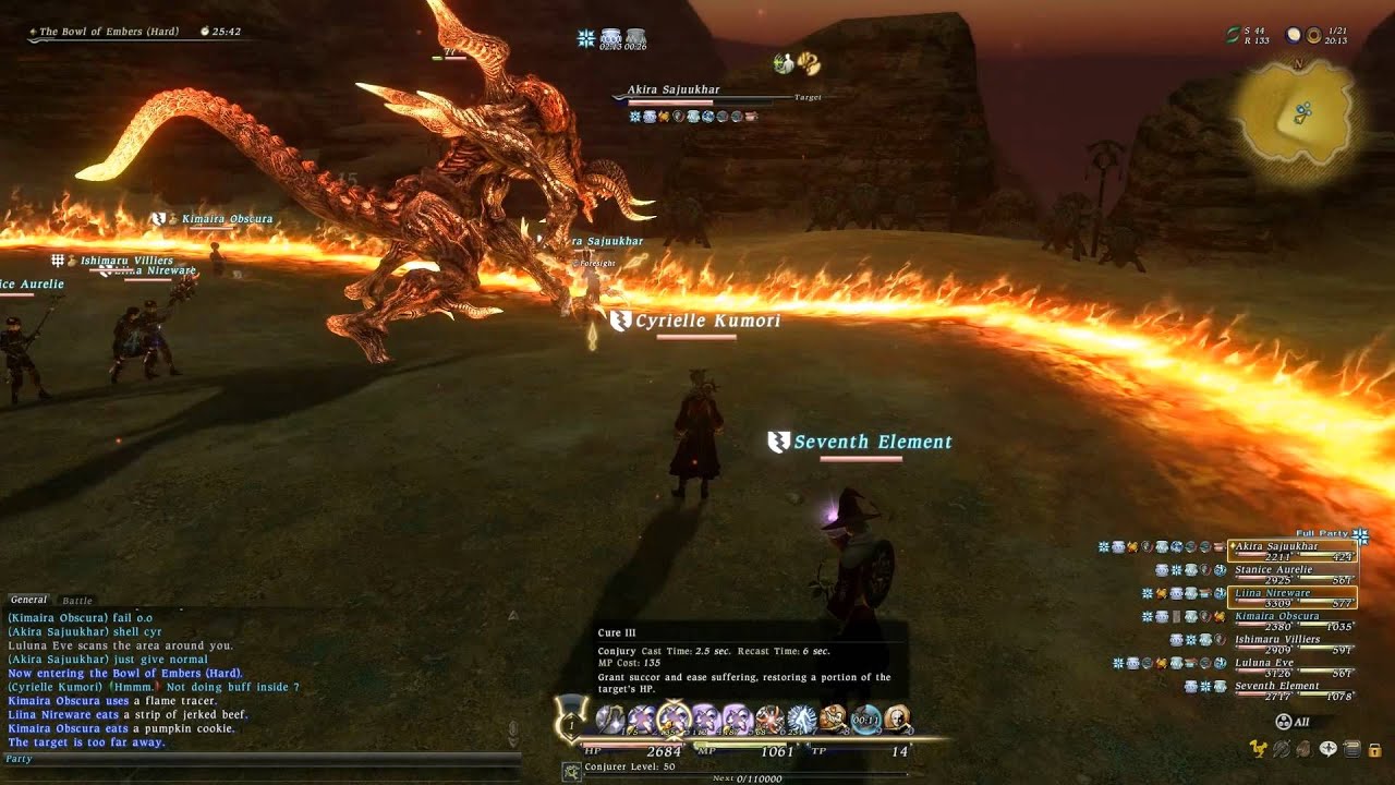 Final Fantasy XIV : Ifrit Battle Level 50 (FFXIV #05) - YouTube