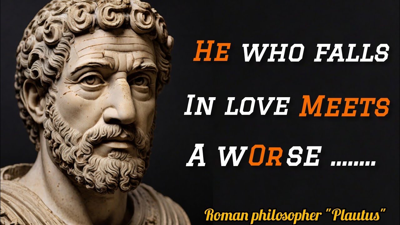 Ancient Roman philosopher "Plautus" Wise Quotes That will make your ...