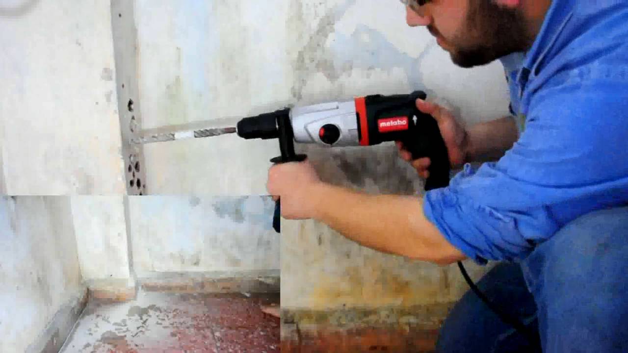 Metabo uhe 28 plus vs bosch gbh 3 - 28 drilling 16 mm - YouTube