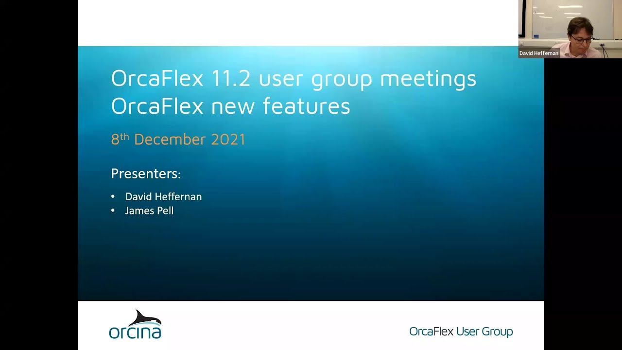 OrcaFlex 11.2 UGM - OrcaFlex new features - YouTube