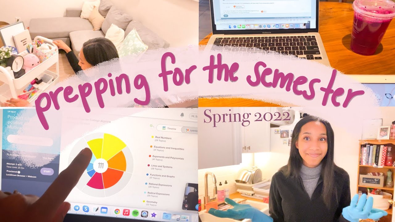 Preparing For My FIRST Semester Back To School - YouTube