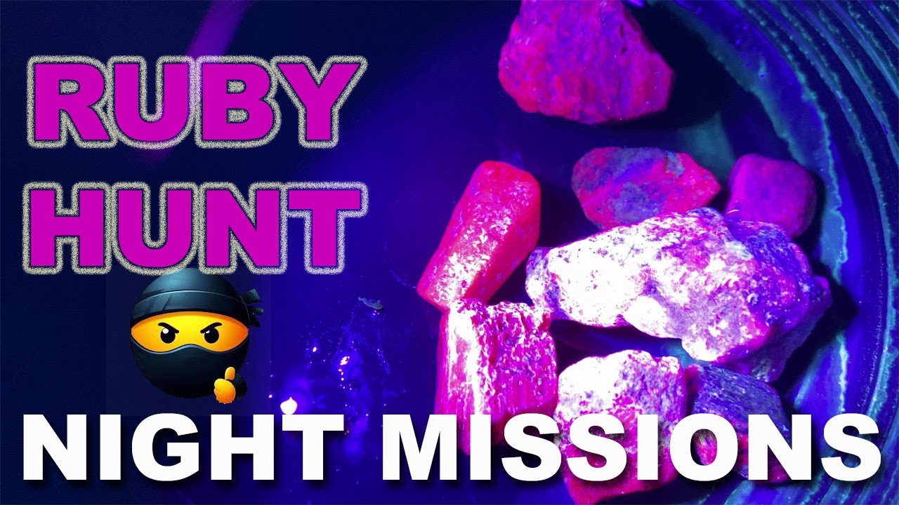Ruby City USA. Hunt For Rubies in Franklin, NC at Night With UV ...