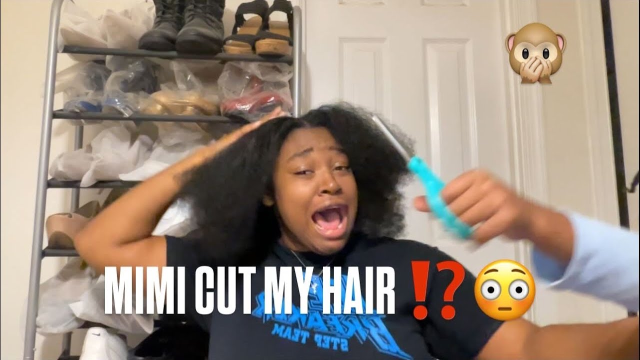 DO MY HAIR WITH ME 🎀 || MIMI CUT MY HAIR 😟 - YouTube