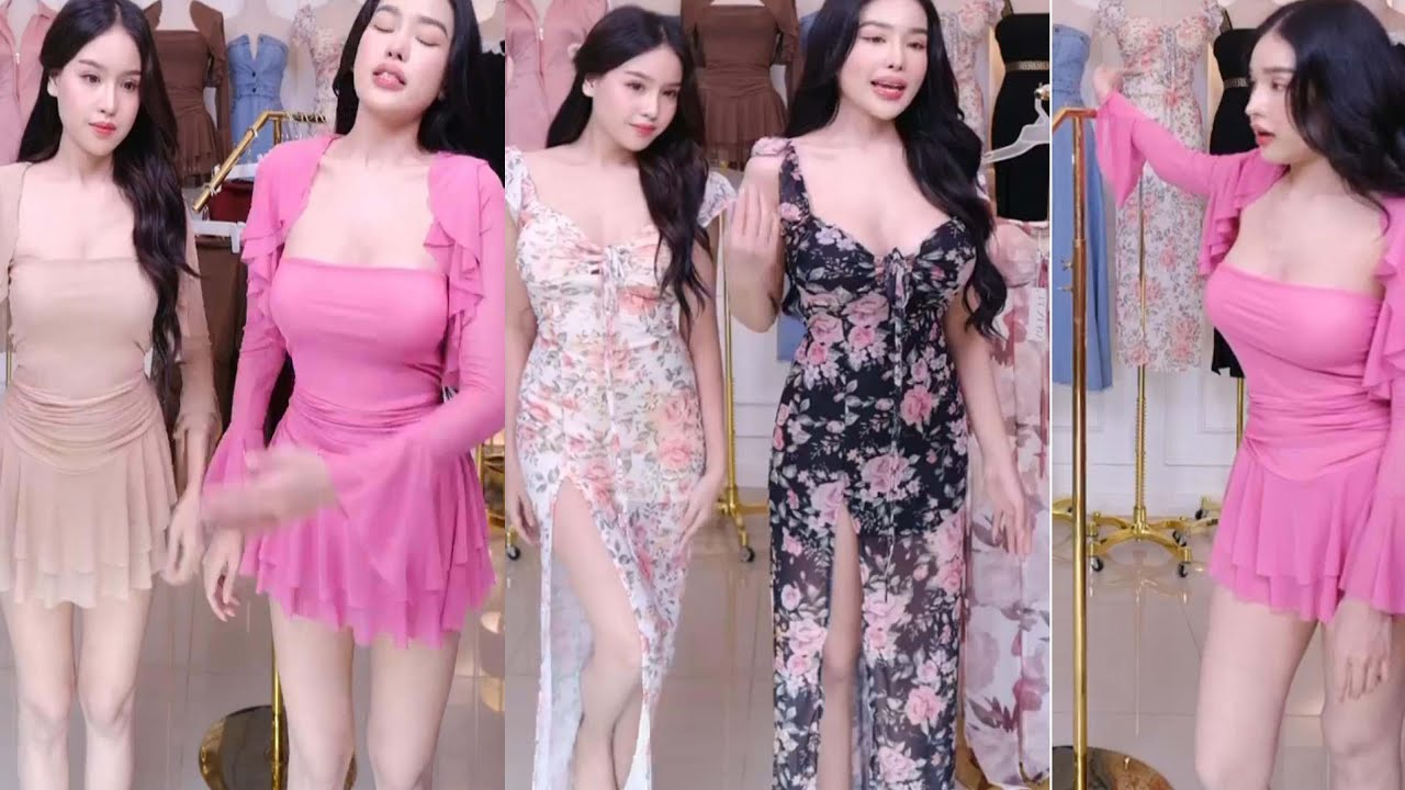 Robek Rok Kaka adik Lomba Keatas Live Jualan Online Pakaian | Try On Haul | Olshop terbaru - YouTube