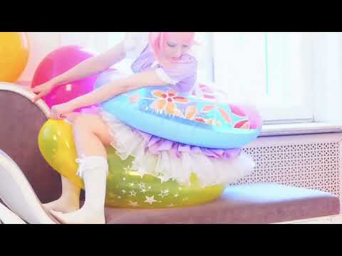 Balloon Playtime  Anime Cosplay Edition (looner Japanese girl)