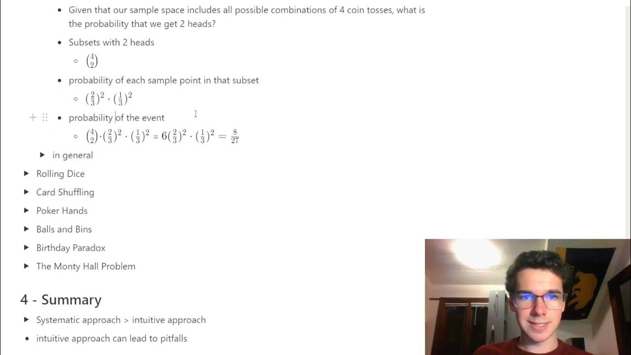 Note 13 - Intro to Discrete Probability - CS70 - Student Walkthrough - YouTube