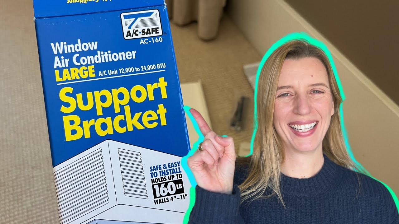 Safely Install Your Window AC with Easy Bracket Support - YouTube