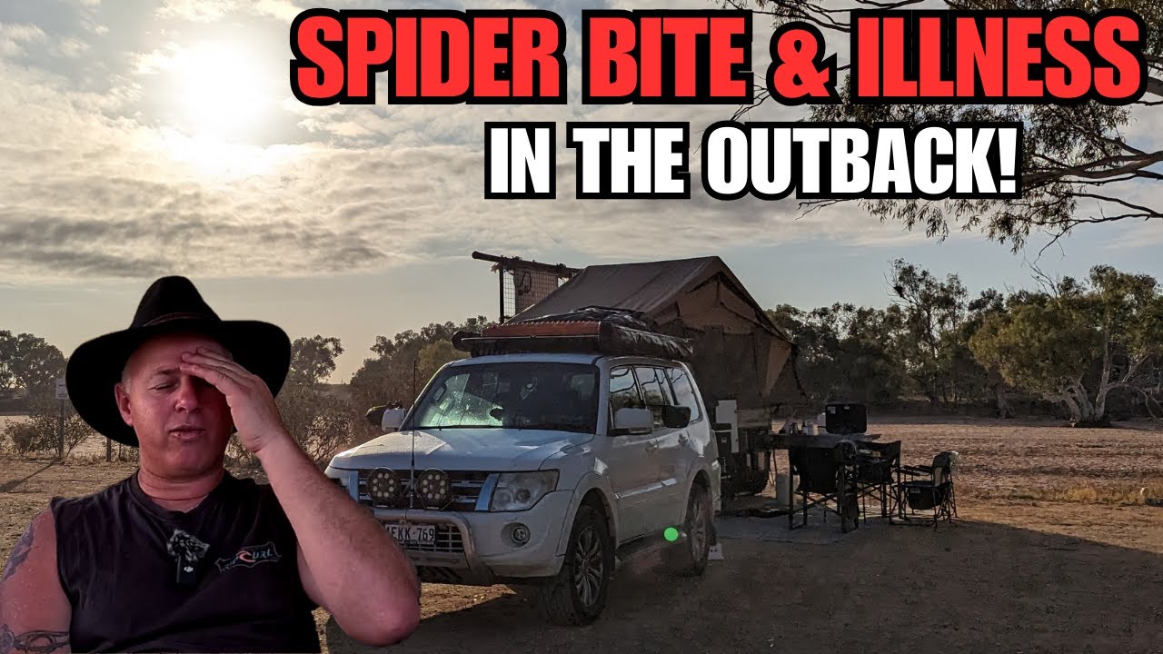 BITTEN BY A SPIDER while CAMPING that made her sick! Wooramel Station ...