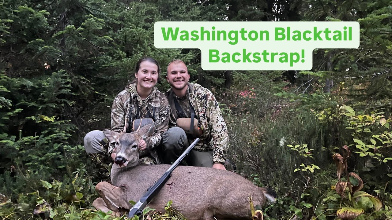 Washington Blacktail Deer Hunt & Delicious Backstrap Recipe - YouTube