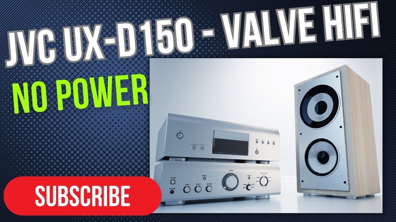 JVC UX-D150 - valve HiFi - no power - part 1 - YouTube