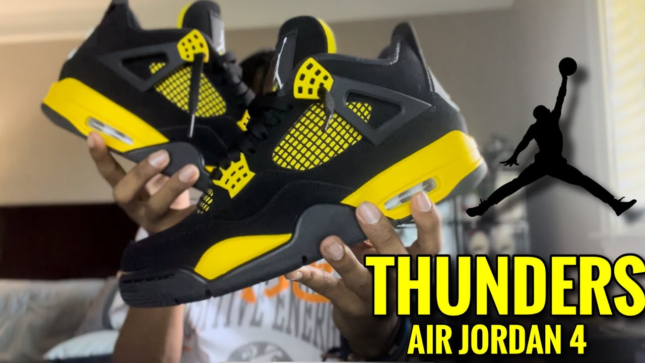 "This Shoe's Crazy! See What Makes the Air Jordan 4 Thunder Stand Out ...
