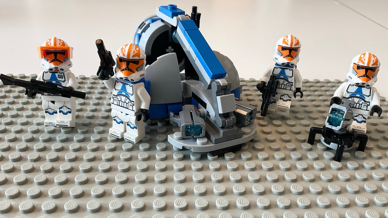 Lego stop motion with the new 332 battle pack - YouTube