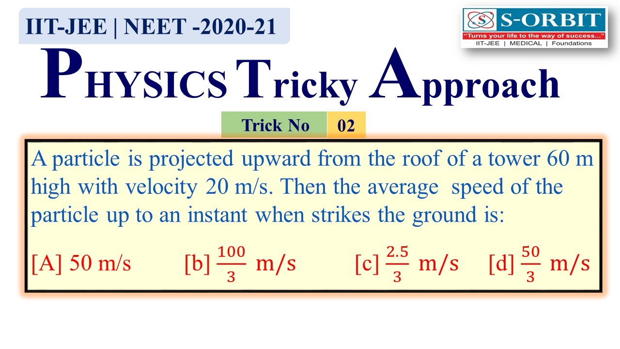 JEE/NEET PHYSICS | Trick No-2 | Tips & Tricks | By Gyanendra Sir - YouTube