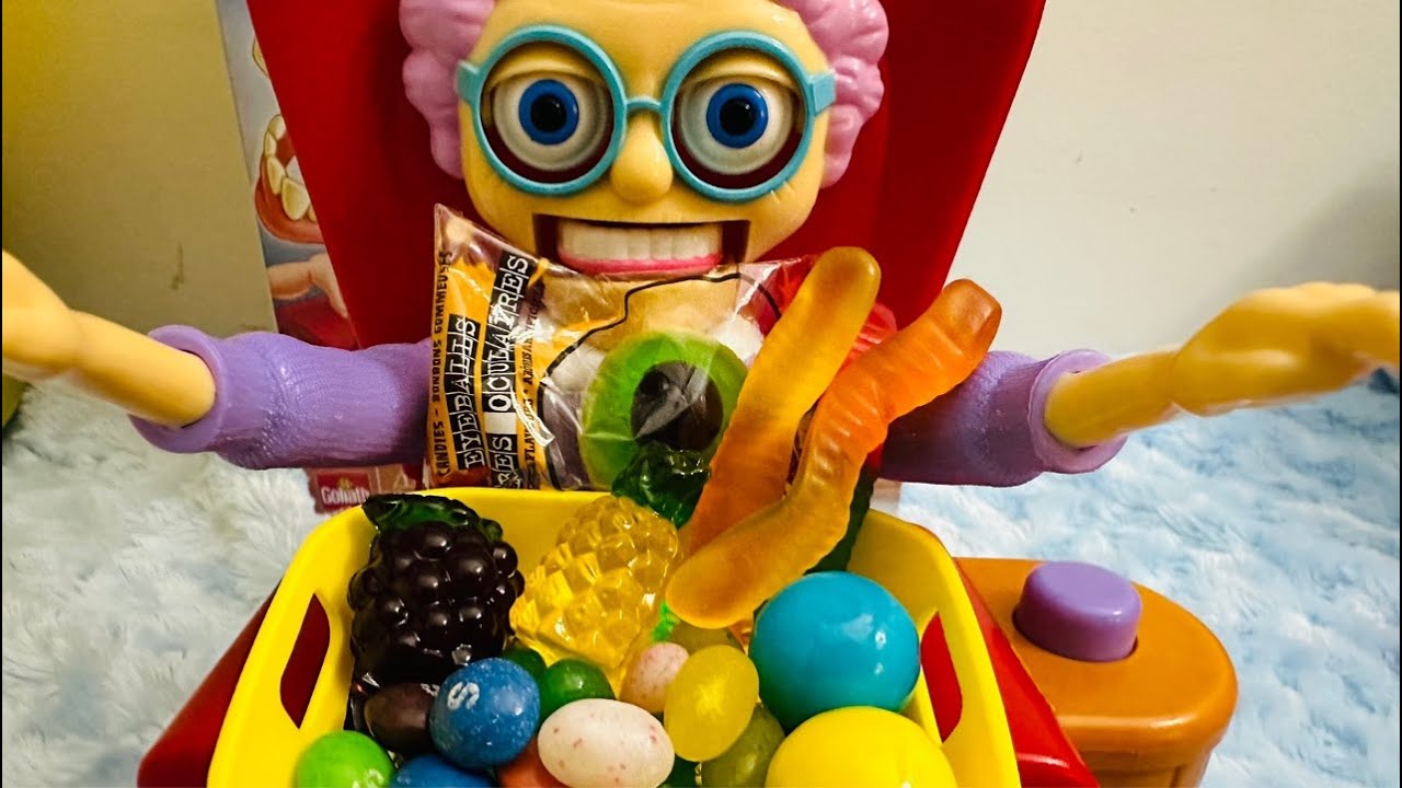 LIVE ️GREEDY GRANNY PLAYING Gummy Jelly Gumballs /ASMR/SATISFYING - YouTube