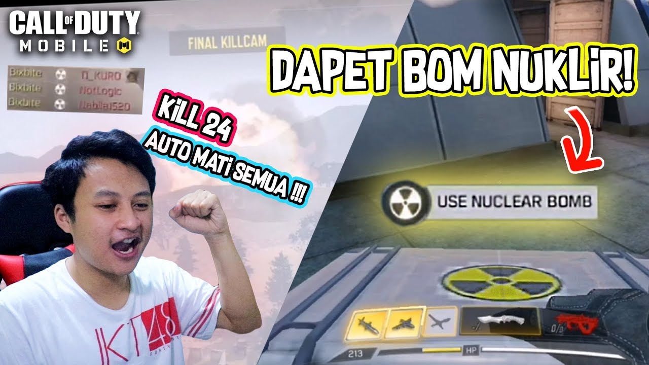 CARA DAPAT BOM NUKLIR DI COD MOBILE! (NUCLEAR BOMB) - YouTube