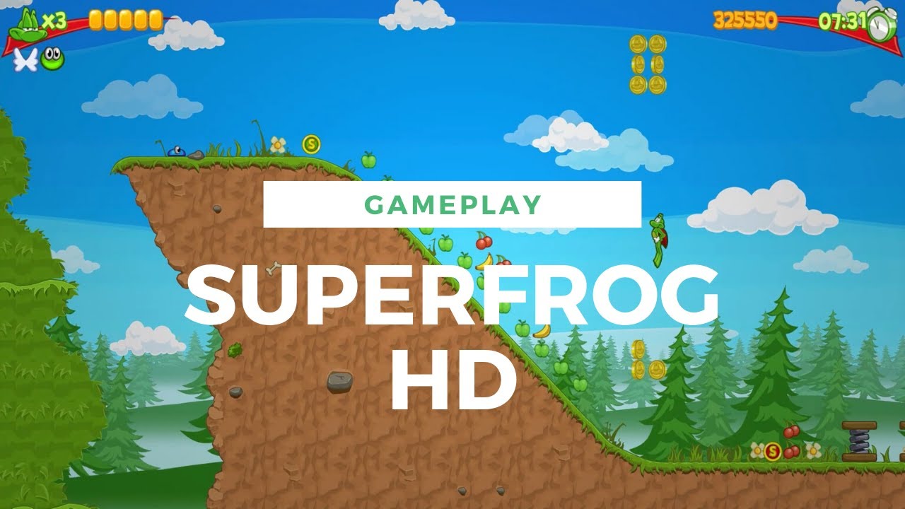 Gra SuperFrog HD gameplay steam, no commentary #WORLD 1 - YouTube