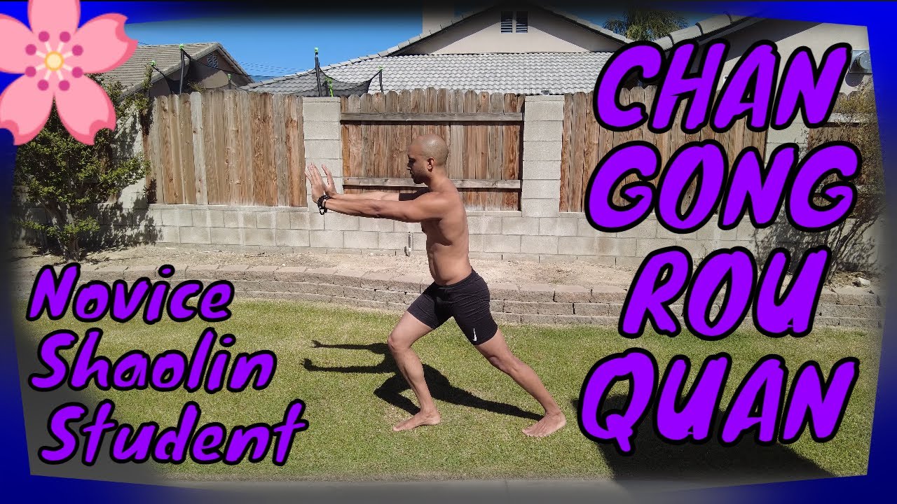 Training Chan Gong Rou Quan (Shaolin Kung Fu Form) Novice Student - YouTube